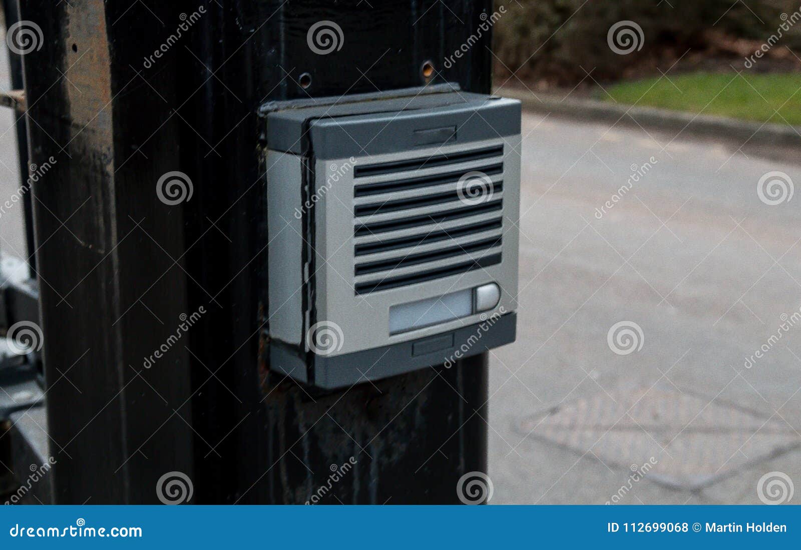 Intercom Caller stock photo. Image of architecture, technology - 112699068