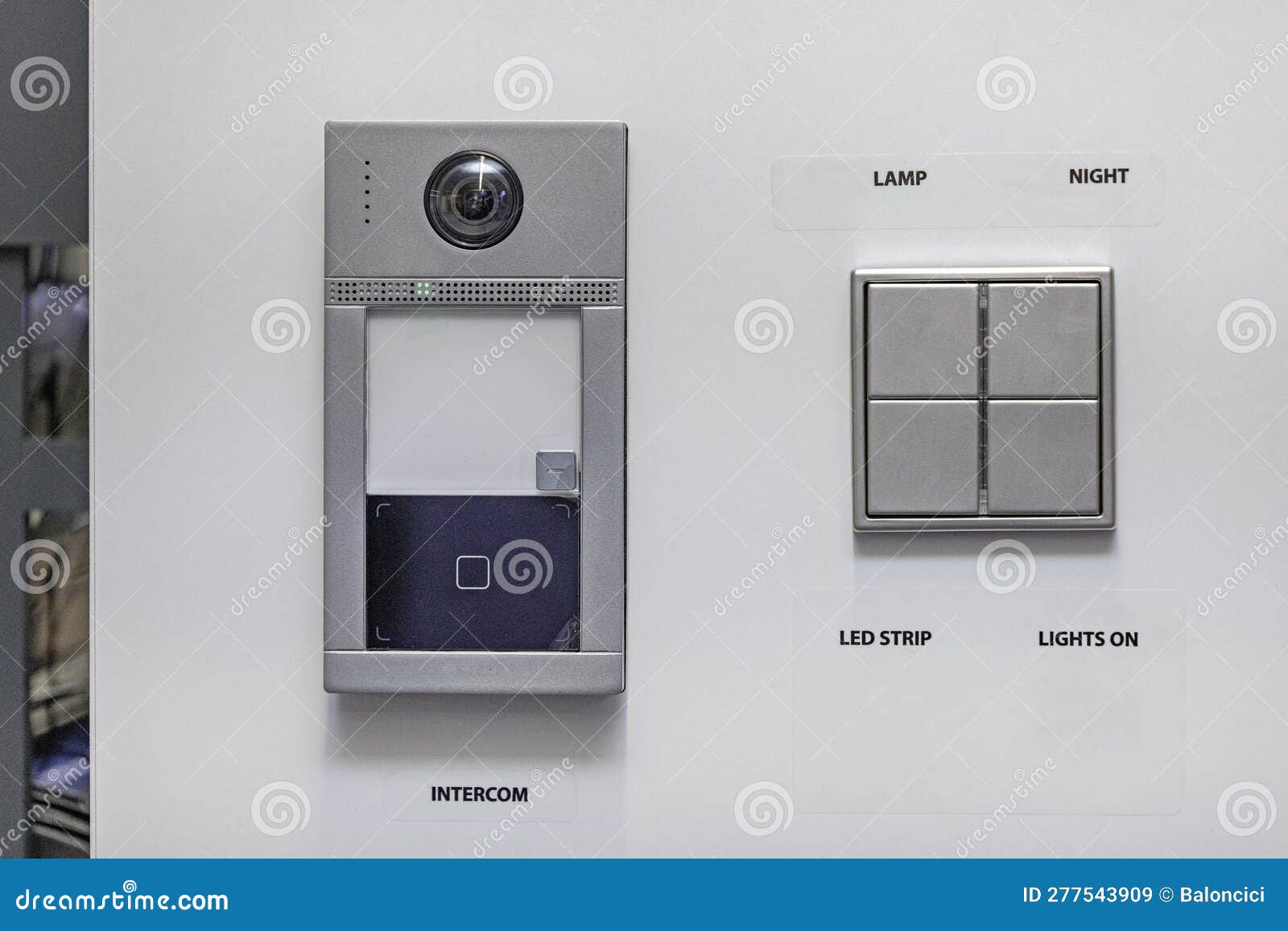 Intercom Cctv Home Security Stock Image - Image of device, switch ...