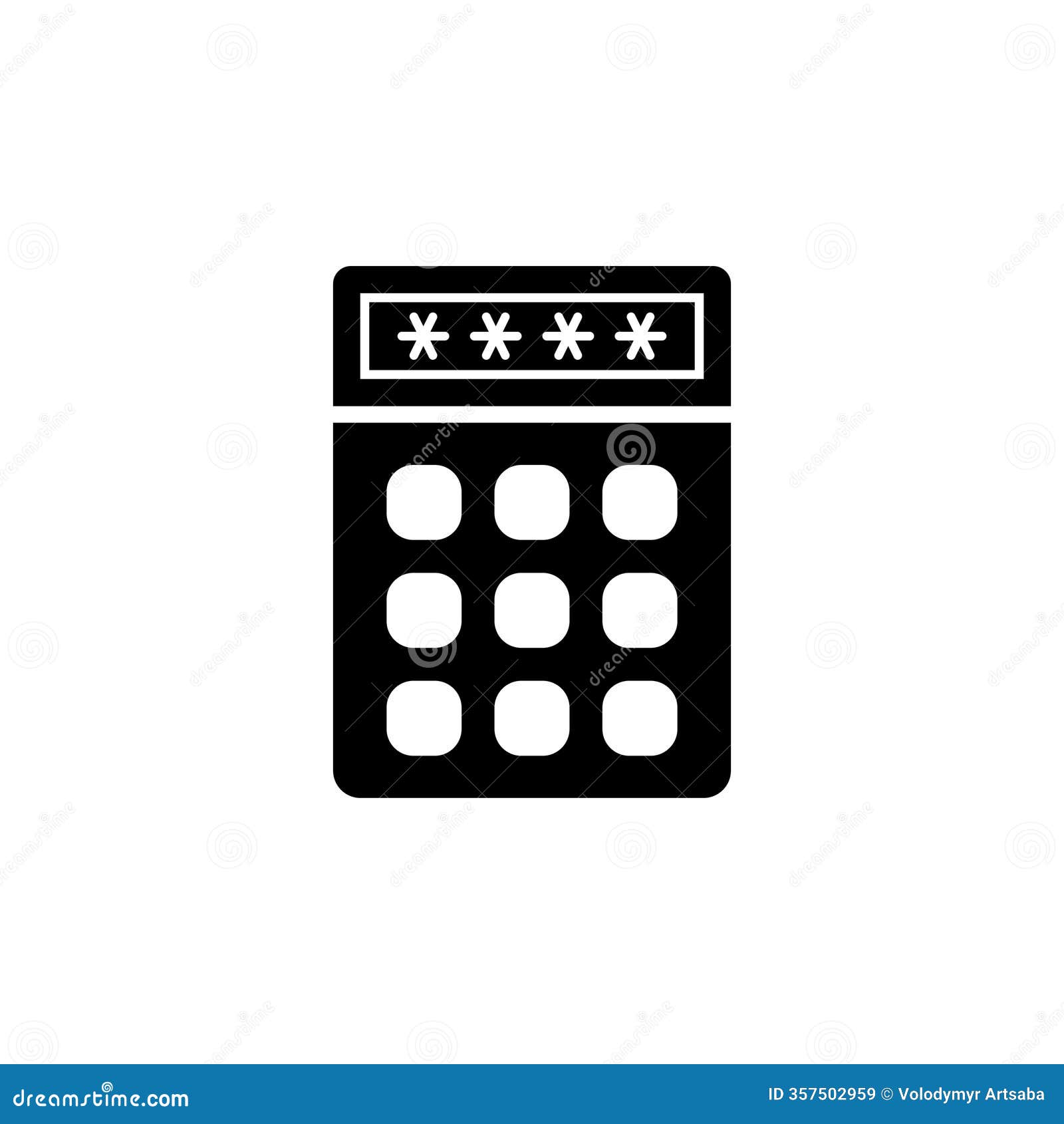 Intercom Door System Thin Line Icon, Smart Home Symbol, Remote Control ...