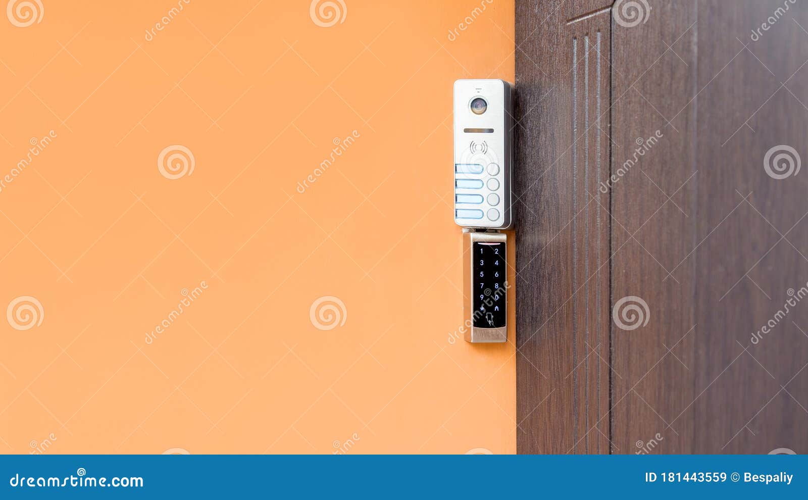 Intercom with Doorbell Buttons and Video Call and Card Reader for an ...