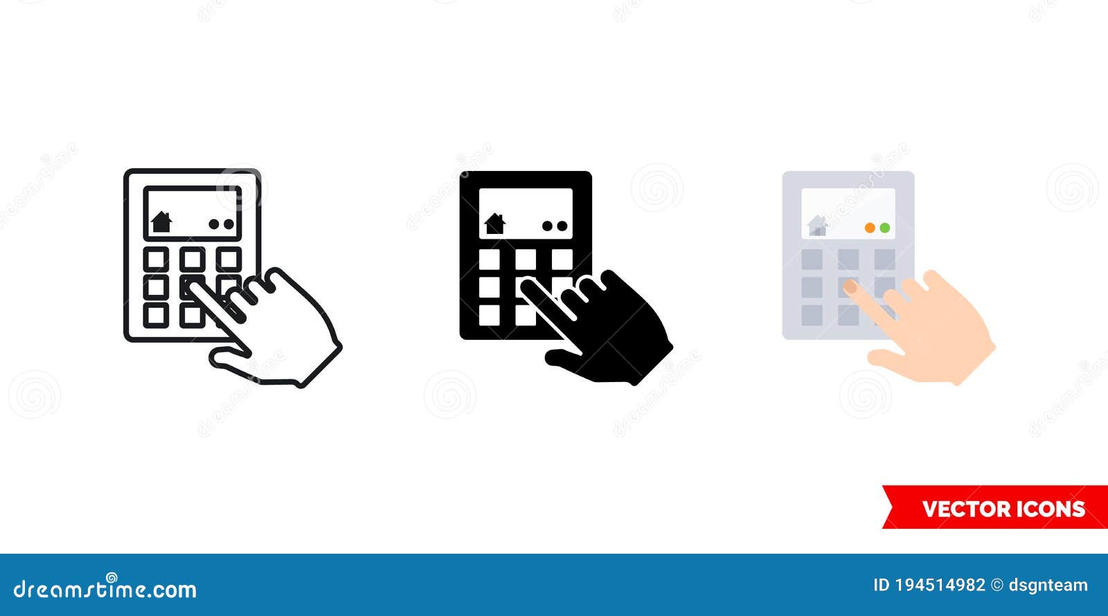 Set Intercom Icon. Push Or Pull Door. Open The Door. Push Button ...
