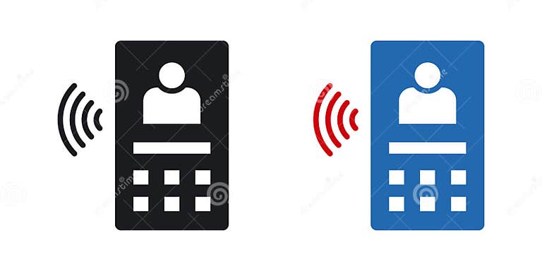 Intercom icon vector stock vector. Illustration of screen - 348158477