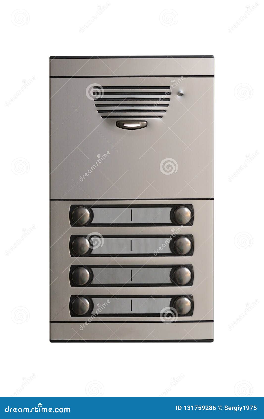 Intercom Isolated on White Background Stock Photo - Image of lock ...