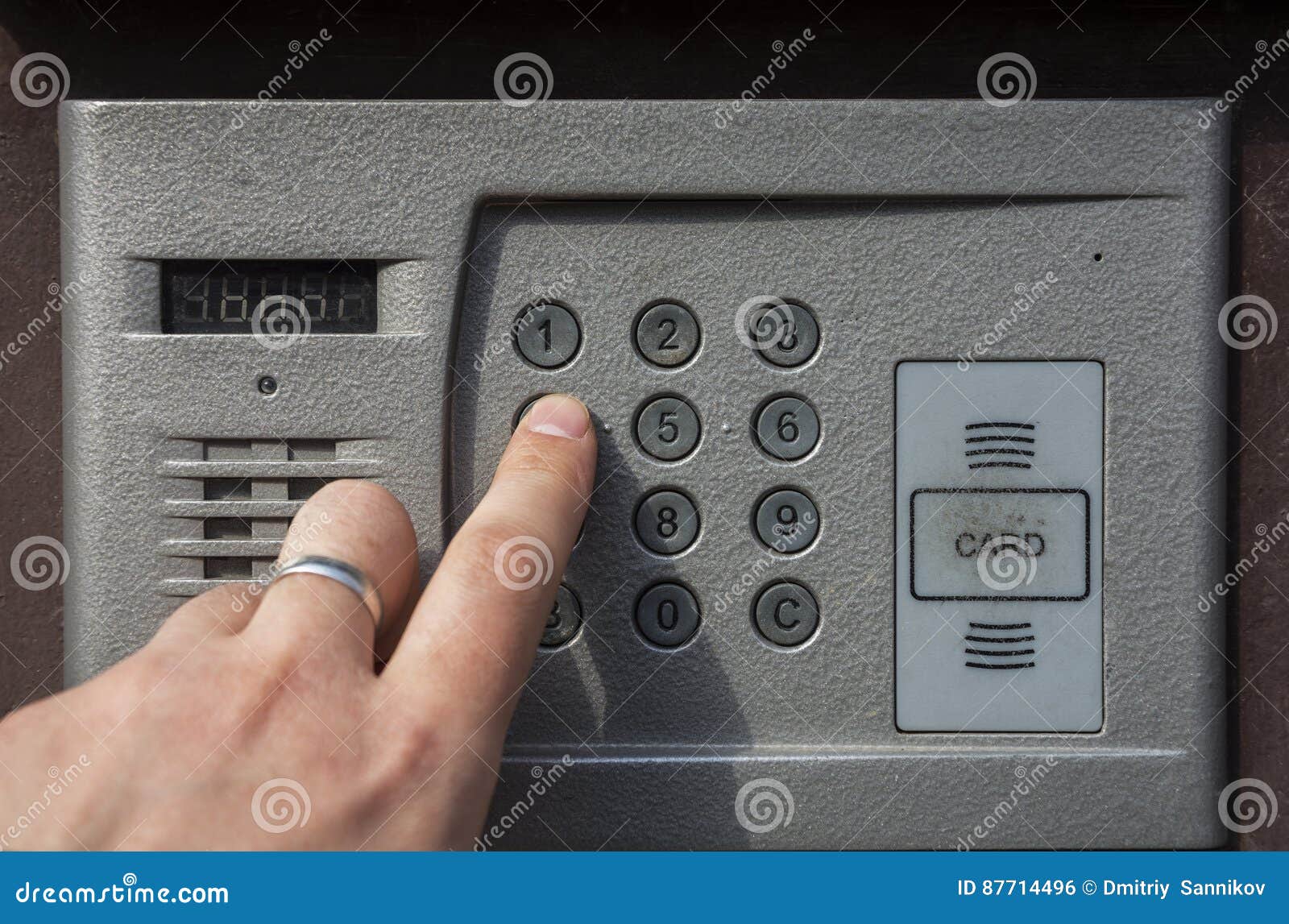 Intercom stock photo. Image of person, identity, interior - 87714496