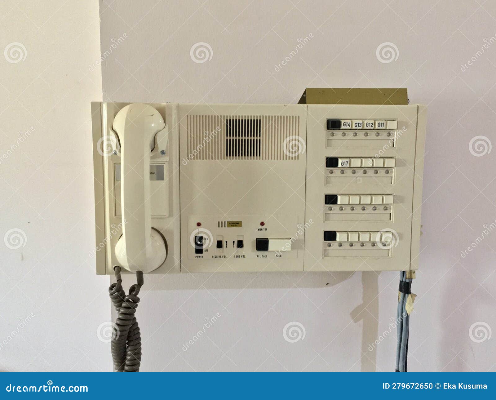 Intercom stock photo. Image of wall, access, public - 279672650