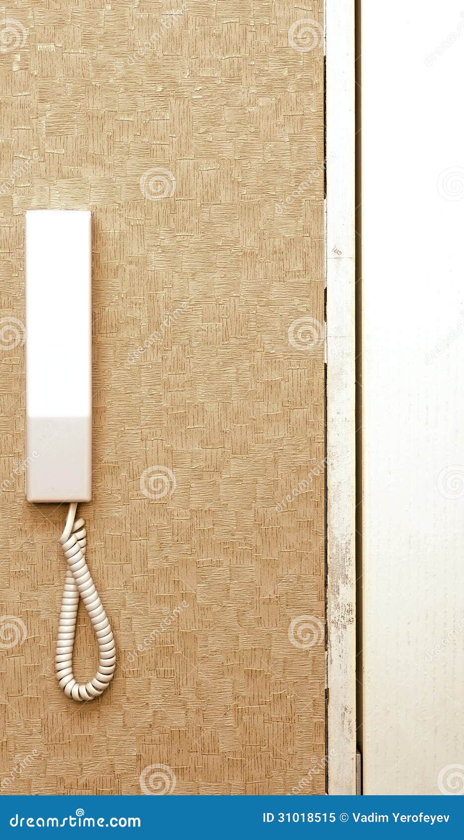 Intercom phone stock image. Image of phone, precaution - 31018515