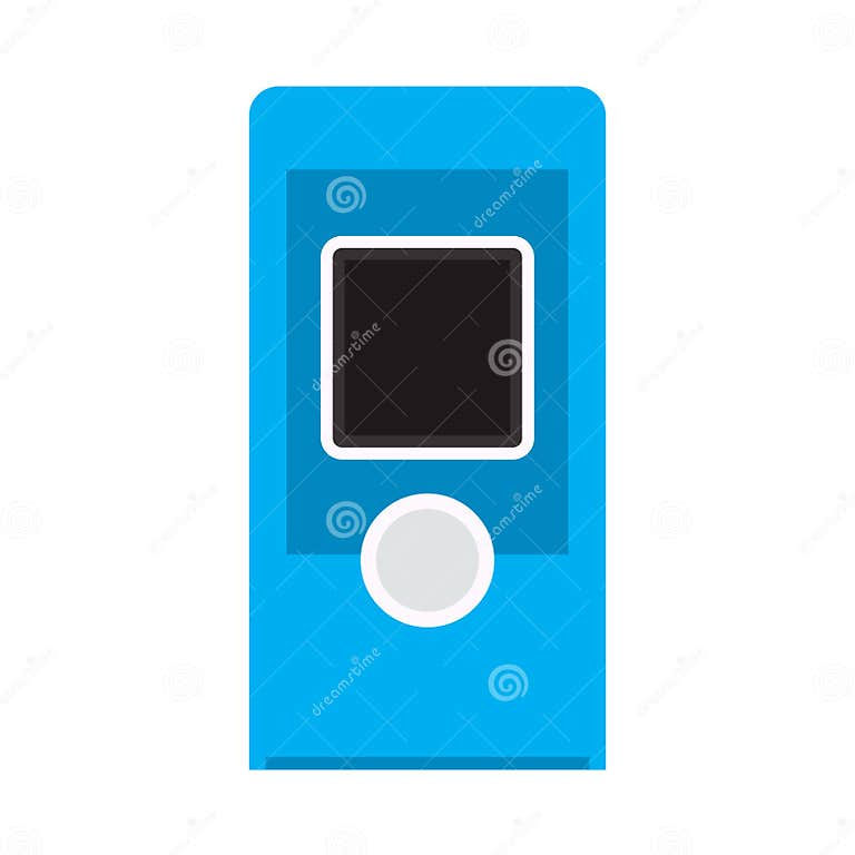 Intercom System Design Button Bell Device Vector Icon. Surveillance ...
