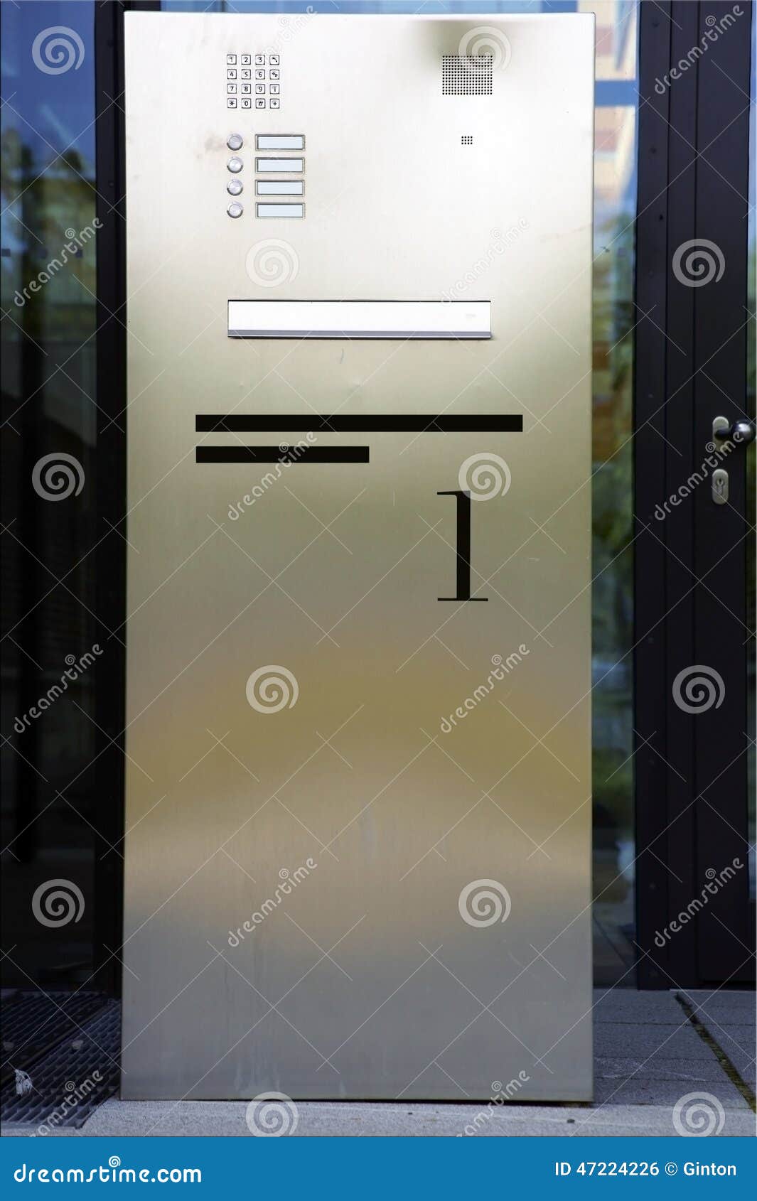 Intercom stock photo. Image of college, stainless, throw - 47224226
