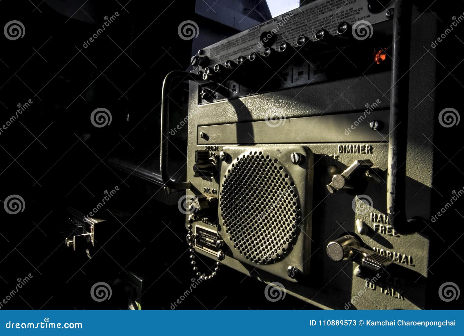 Intercommunication Panel On Board Navy Ship Stock Image Image Of Line Navy 110889573