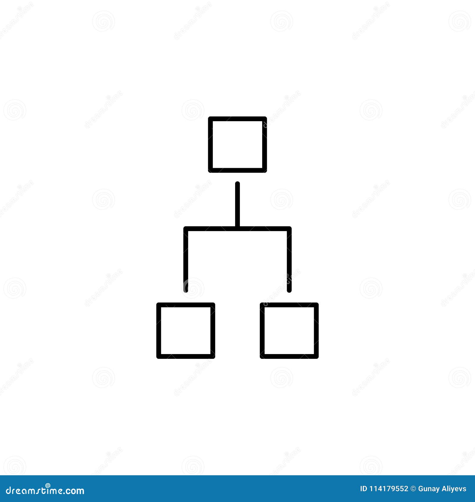 Interconnected Boxes Icon. Element of Simple Icon for Websites, Web ...