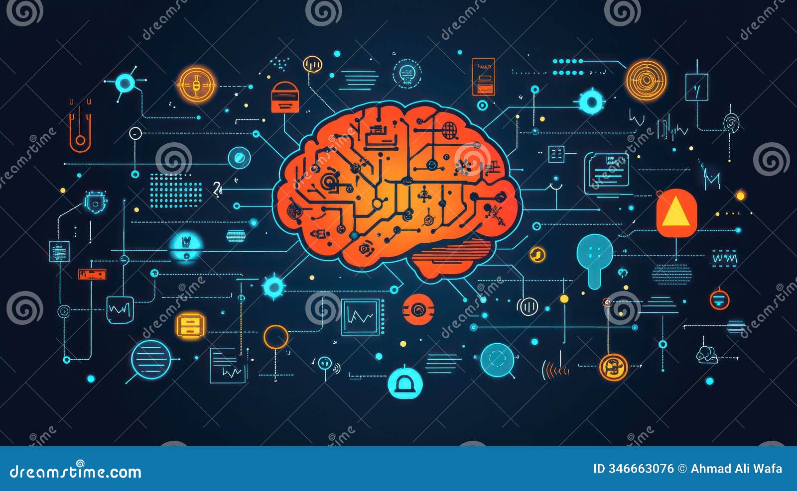 The Interconnected Brain, a Visual Representation of the Complex Neural ...