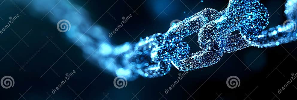 Interconnected Digital Molecular Chains and Links Representing the ...