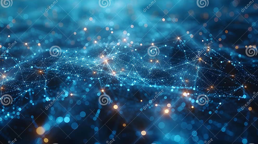 Interconnected Digital Network for Global Logistics. Concept Supply ...