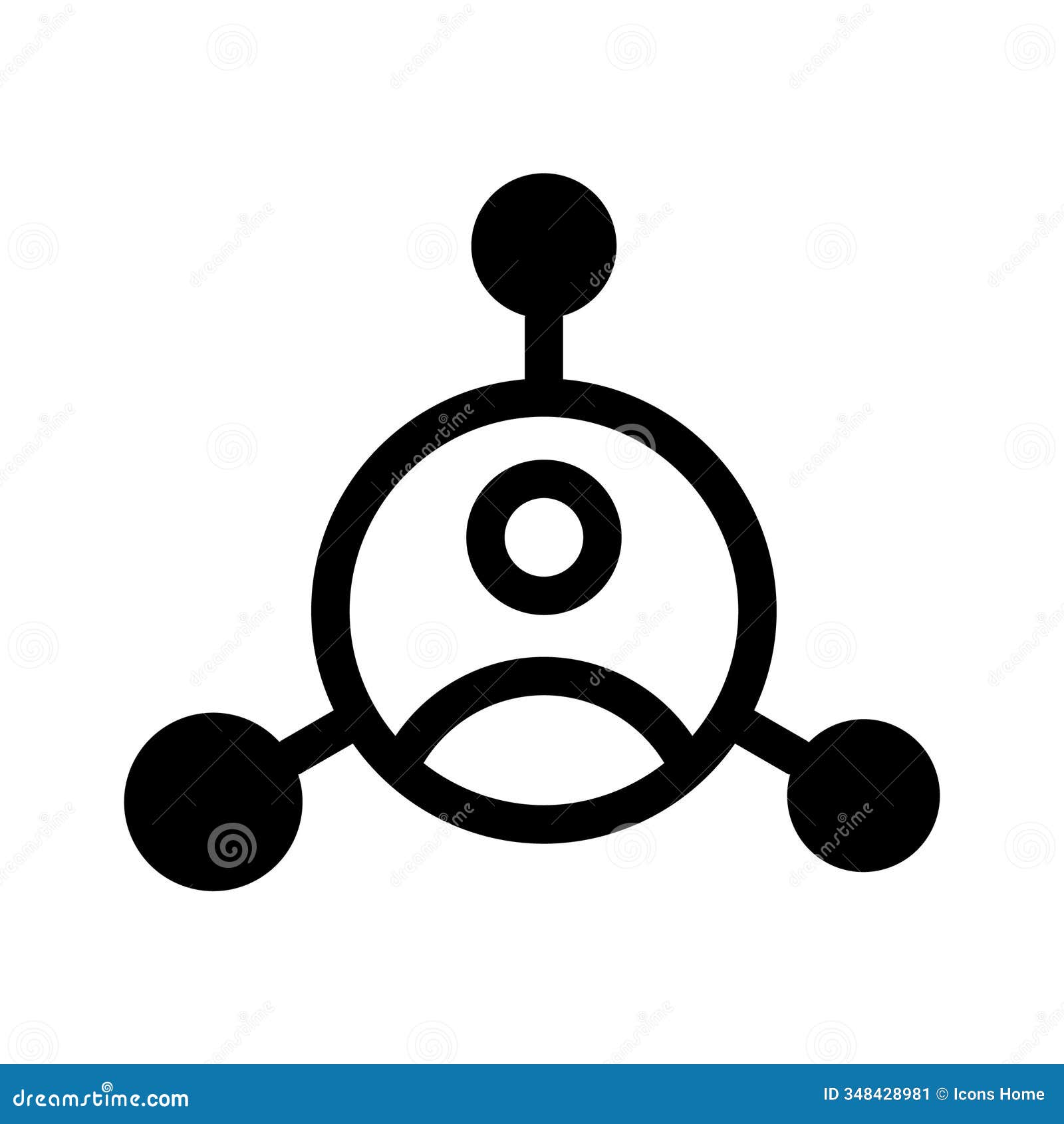 Interconnected Dots, Representing Collaboration or Organizational ...