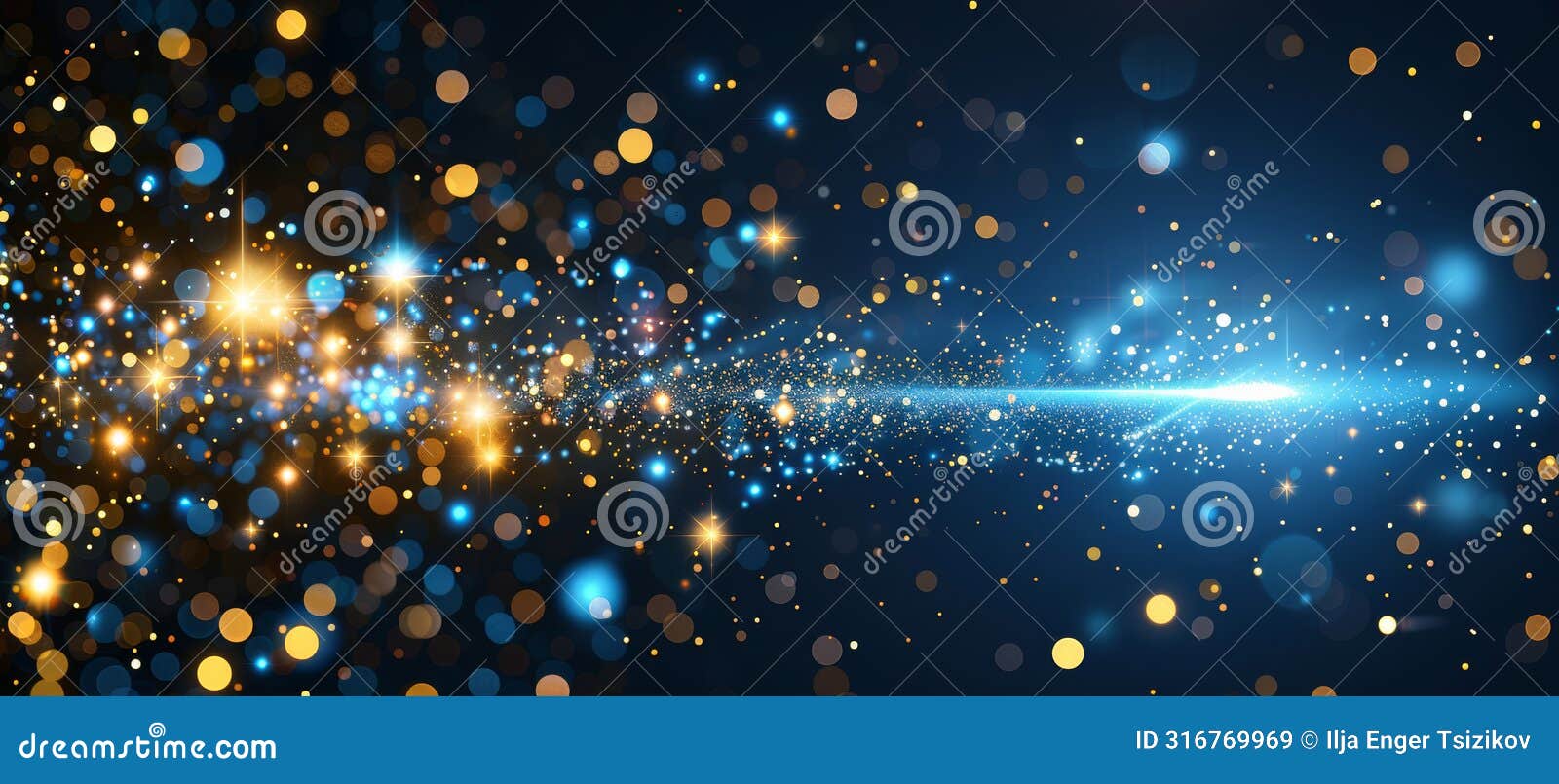 Interconnected Dots on Vibrant Blue Background, Symbolizing Abstract ...