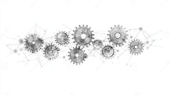 Interconnected Gears a Symbol of Collaboration and Innovation ...