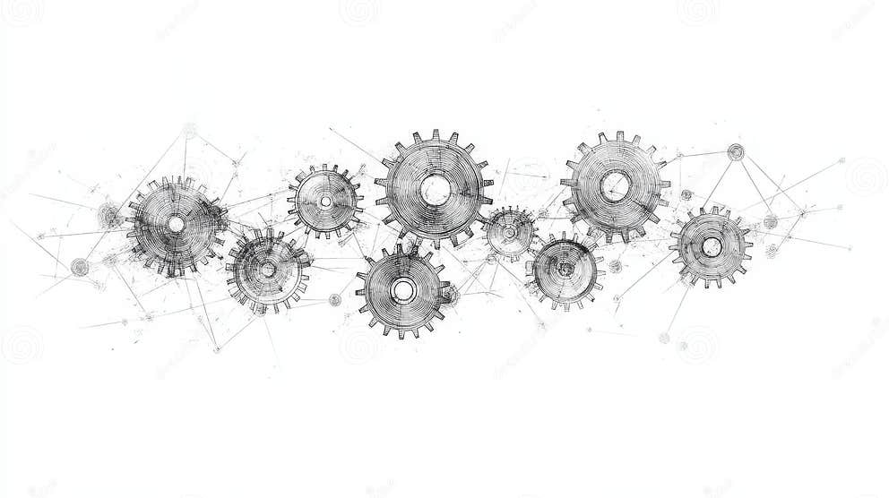 Interconnected Gears a Symbol of Collaboration and Innovation ...