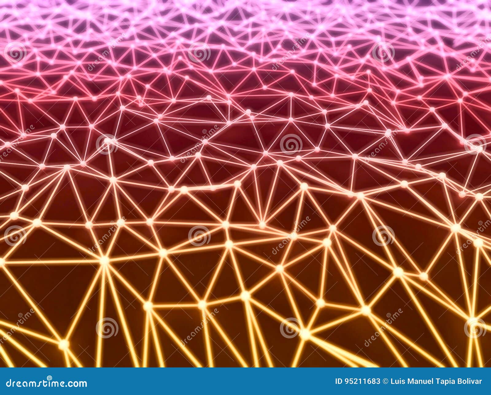 Interconnected Light Colored Lines Stock Illustration - Illustration of ...