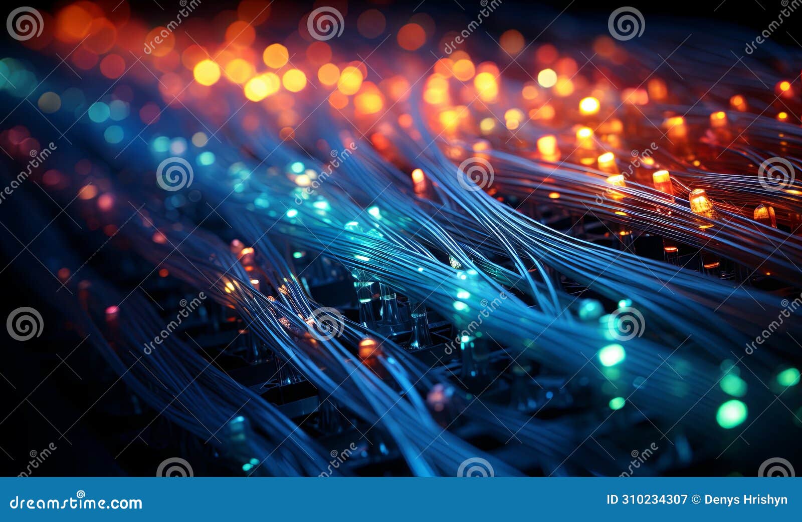 Interconnected Network of Wires Stock Image - Image of complexity ...