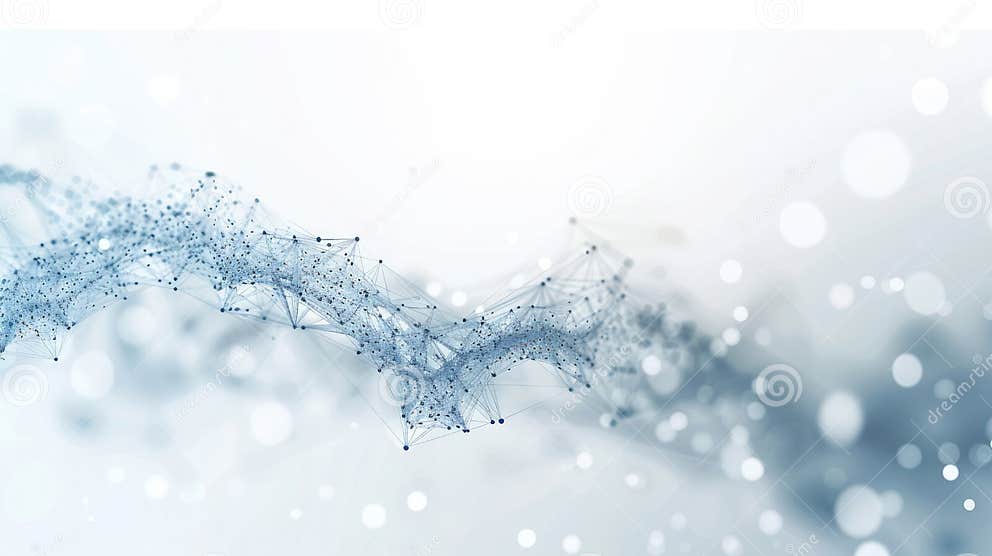 Interconnected Nodes and Data Points in Big Data Visualization ...