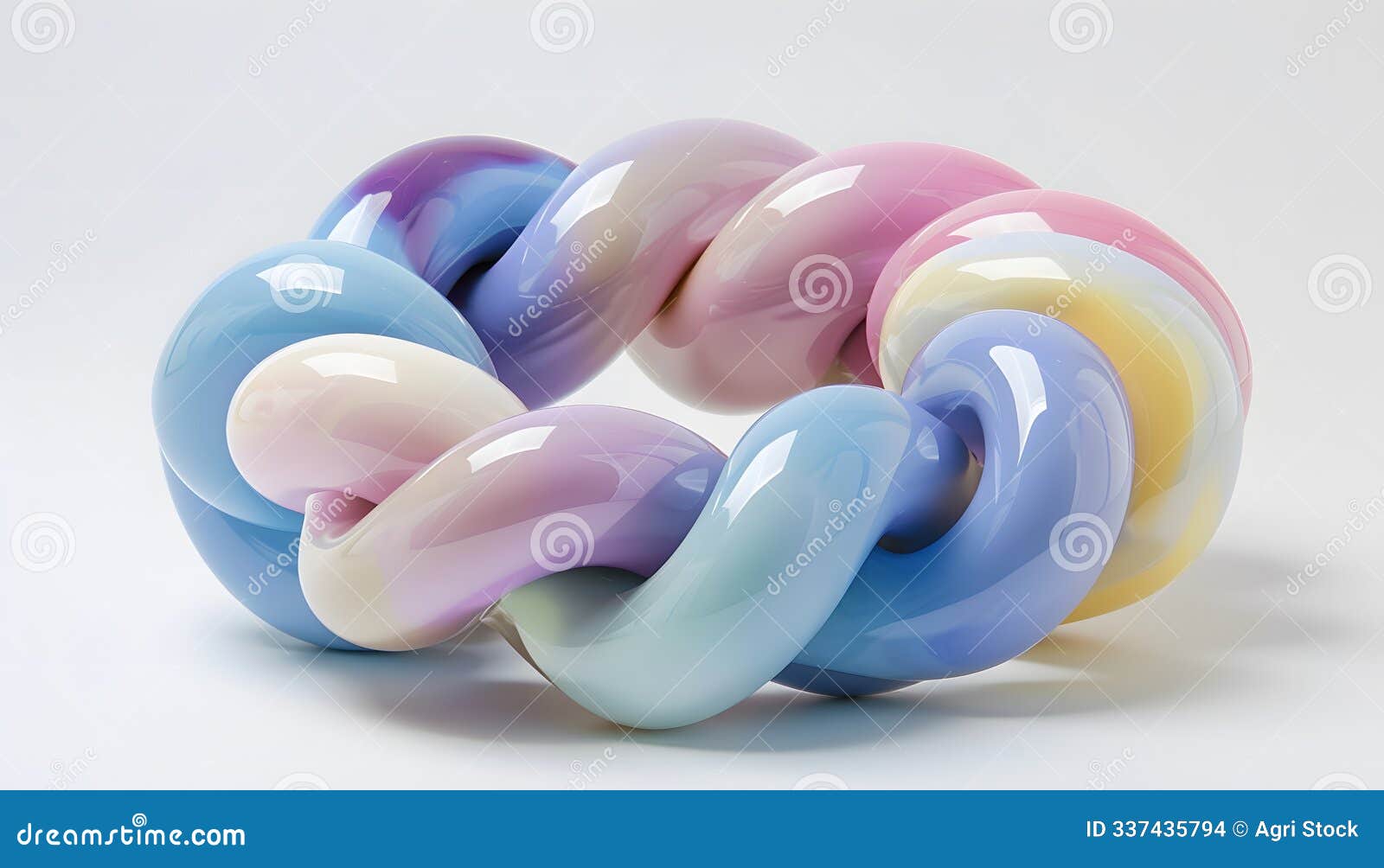 Interconnected Plastic Links For Teething And Exploration Stock Photo ...