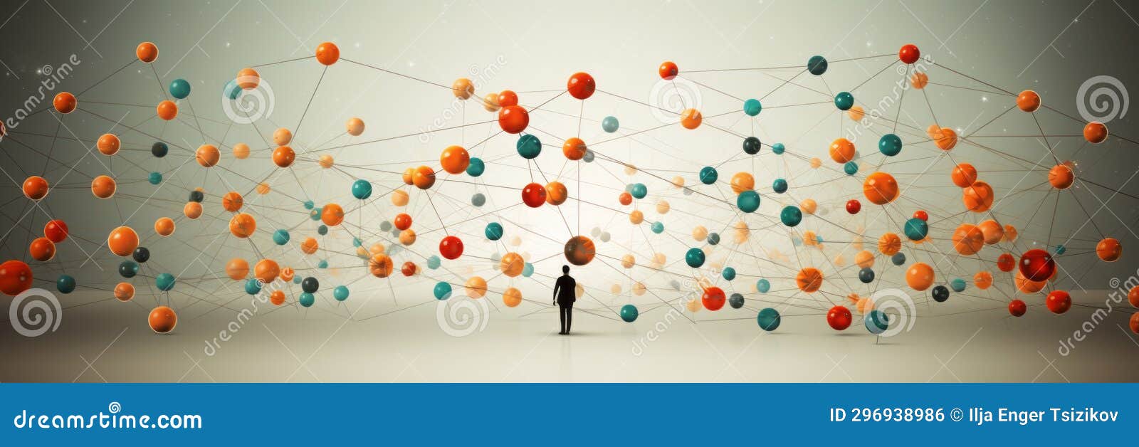 Interconnected Teamwork, Network, and Community Concept Showcased in ...