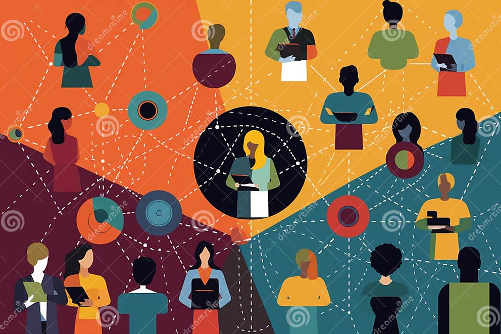 An Interconnected Web of Diverse it Professionals Collaborating on a ...