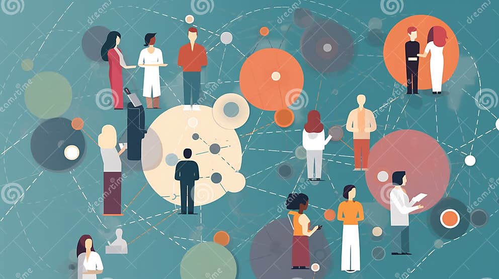 An Interconnected Web of Diverse it Professionals Collaborating on a ...