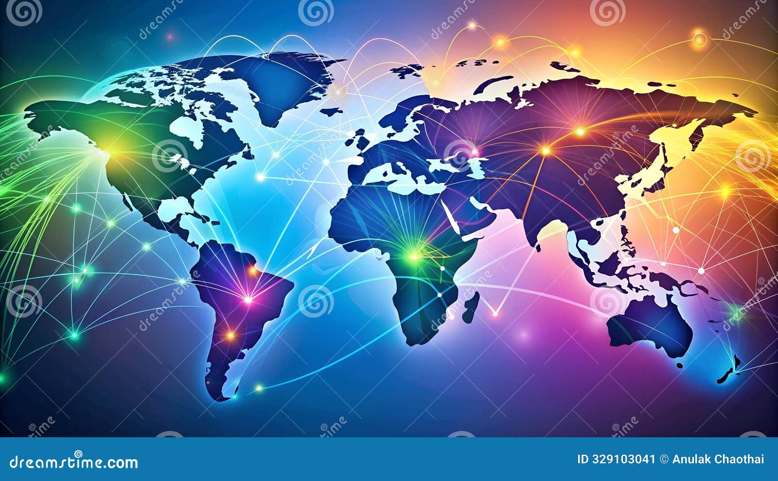 Interconnected Web of Virtual Consultations AI Generated Stock Image ...