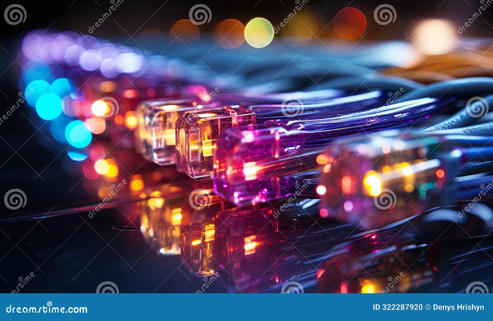 Interconnected Wires Network Stock Photo - Image of networked ...