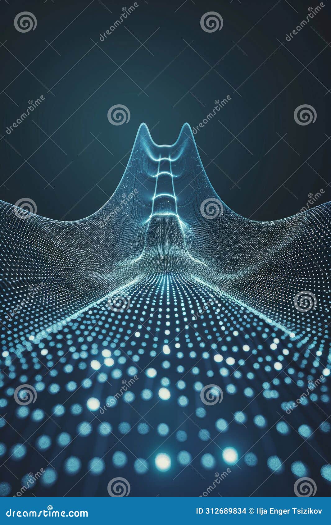 Interconnecting Streams Network Line Symbolizing Information Technology ...