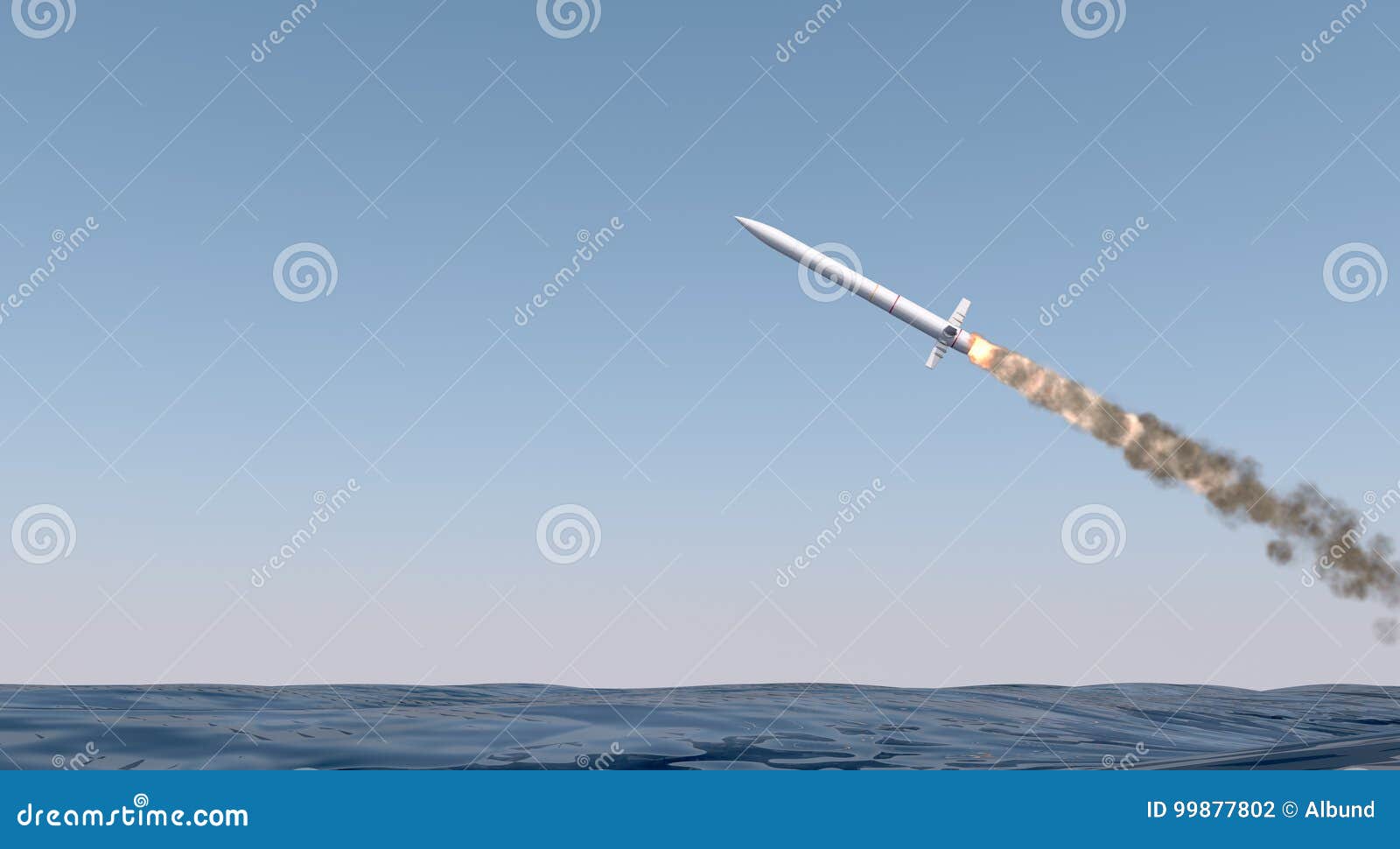 Intercontinental Ballistic Missile Stock Illustration - Illustration of ...