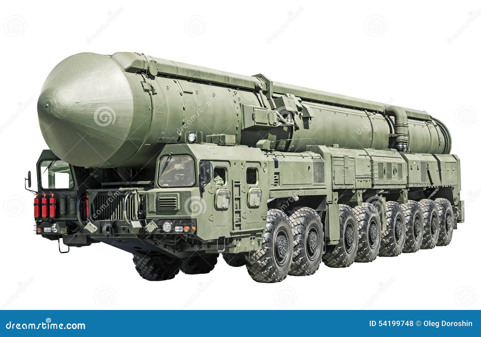 Intercontinental Ballistic Missile Mobile Stock Photo - Image of ...