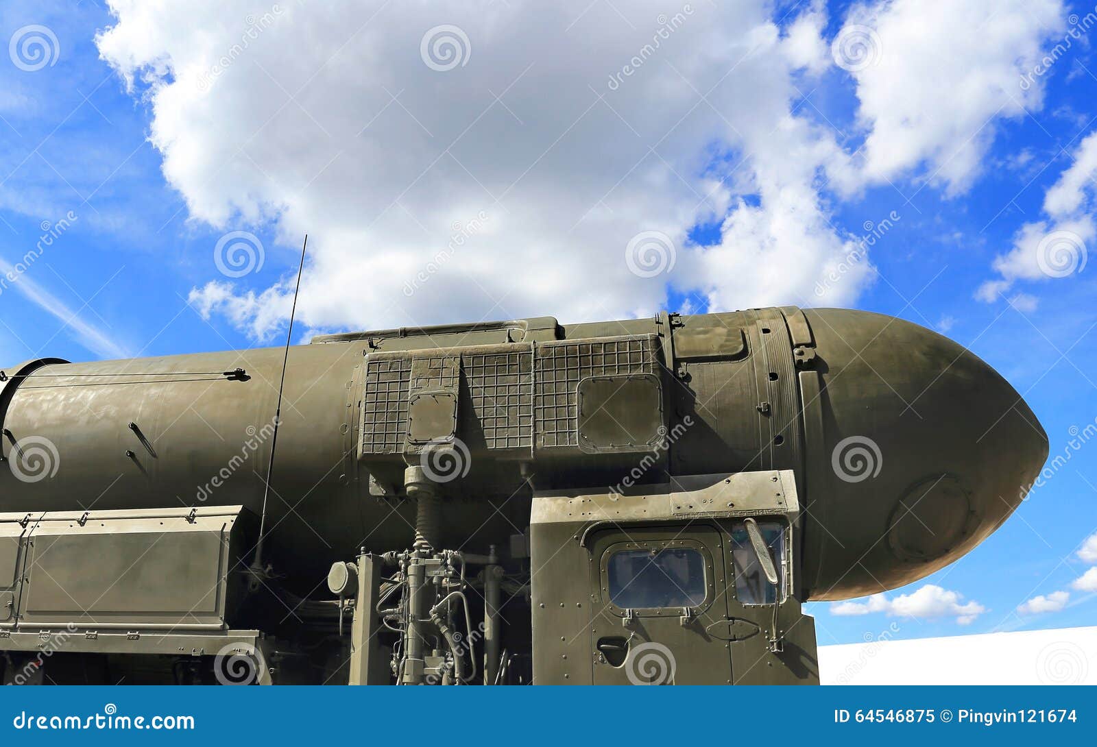 Intercontinental Ballistic Missile Stock Image - Image of object ...