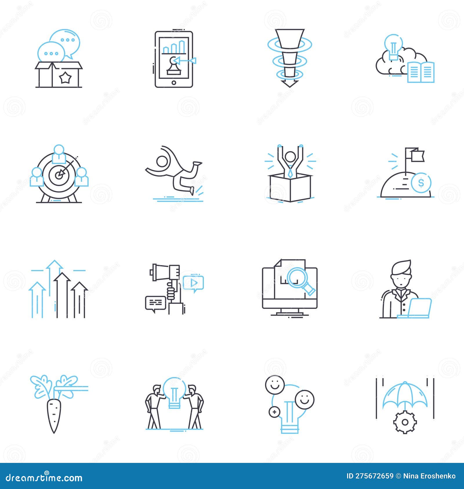 Intercontinental Exchange Linear Icons Set. Trading, Exchange ... Intercontinental Exchange Linear Icons Set. Trading, Exchange ...