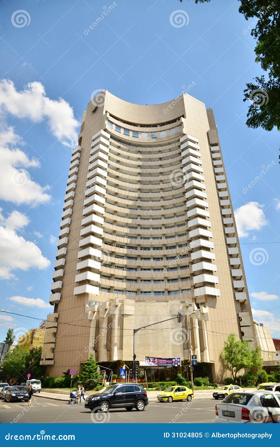 Intercontinental Hotel editorial image. Image of caragiale - 31024805