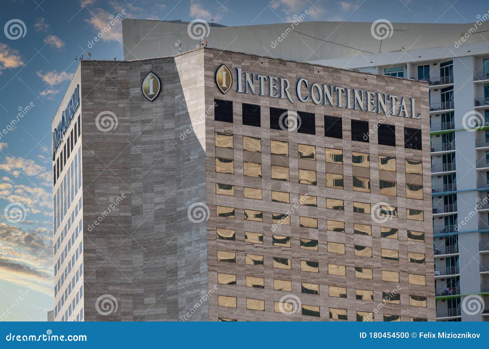 Intercontinental Hotel Downtown Miami FL USA Editorial Image - Image of ...