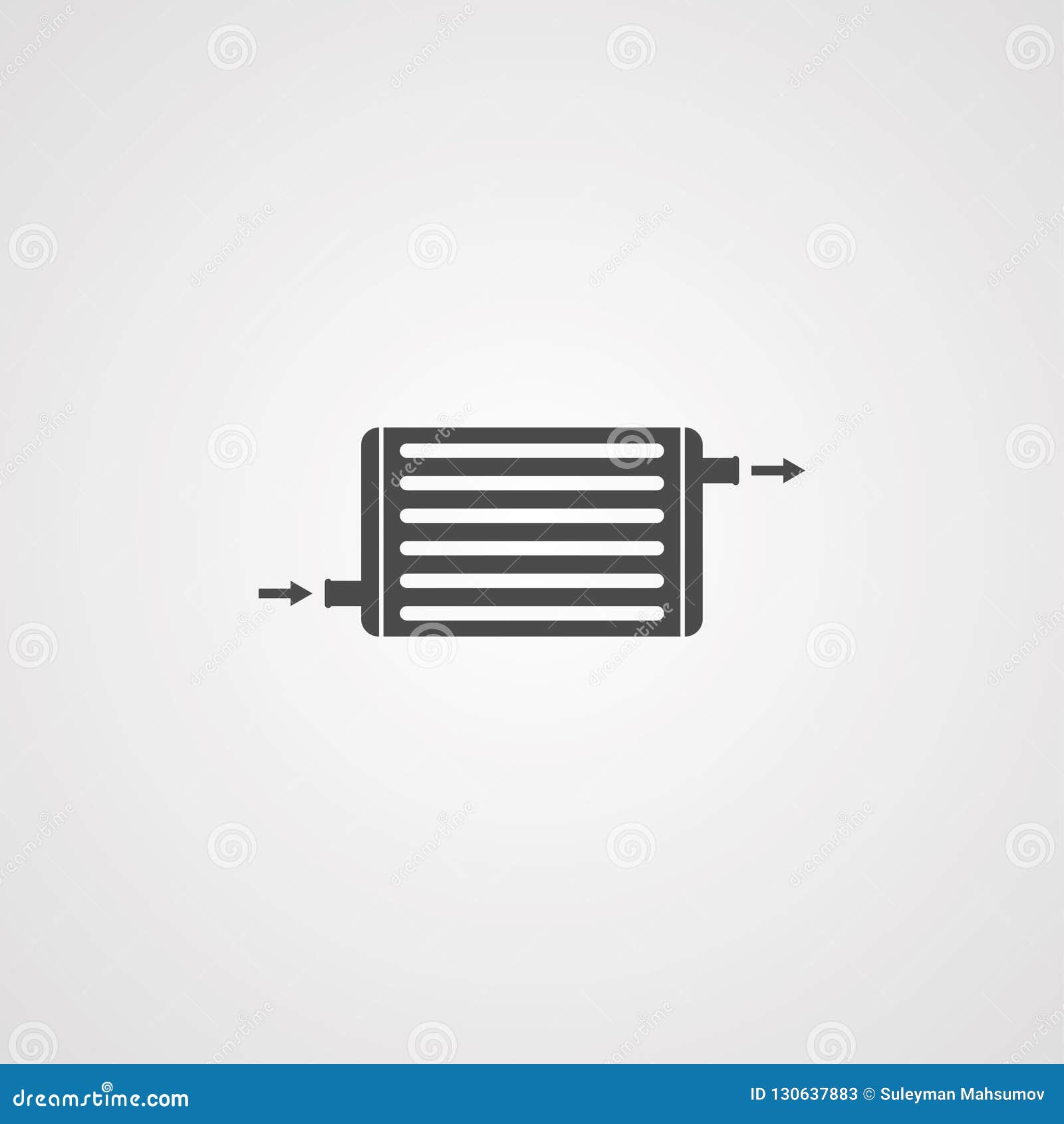 Intercooler Vector Icon Sign Symbol Stock Vector - Illustration of ...