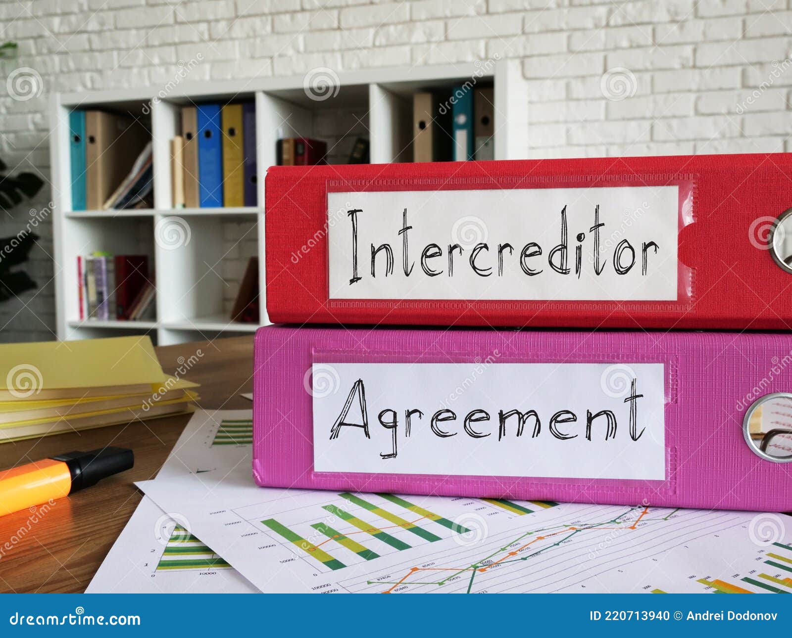 Intercreditor Agreement is Shown on the Photo Using the Text Stock ...
