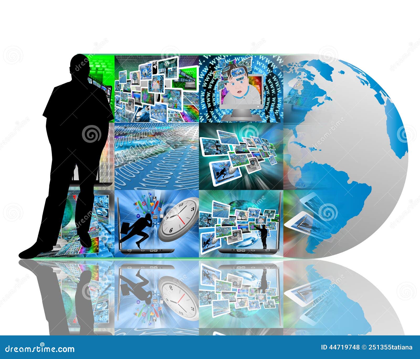 Interdependence stock illustration. Illustration of perspective - 44719748