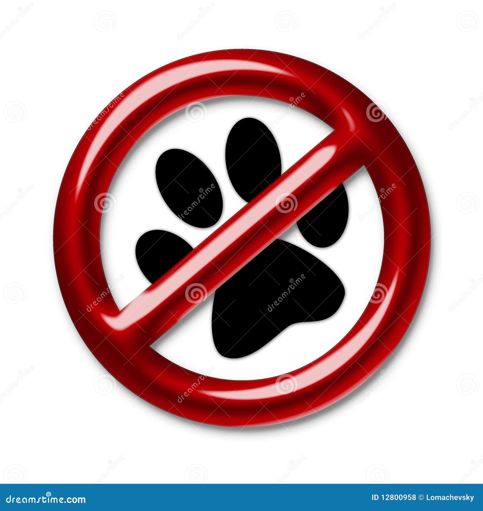 Interdiction symbol stock illustration. Illustration of crossed - 12800958