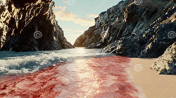 Interdimensional Beachscape Stock Illustration - Illustration of europe ...