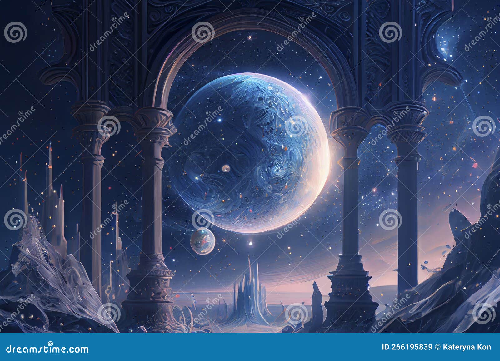 Interdimensional Travel and Parallel Universes, Ai Illustration Stock ...