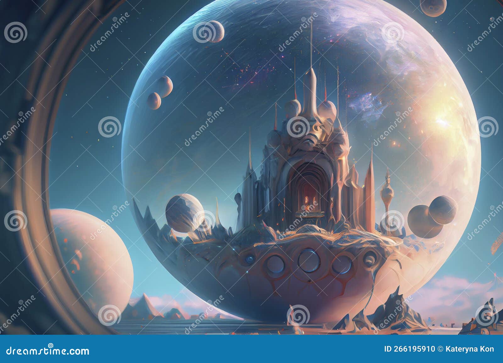 Interdimensional Travel and Parallel Universes, Ai Illustration Stock ...