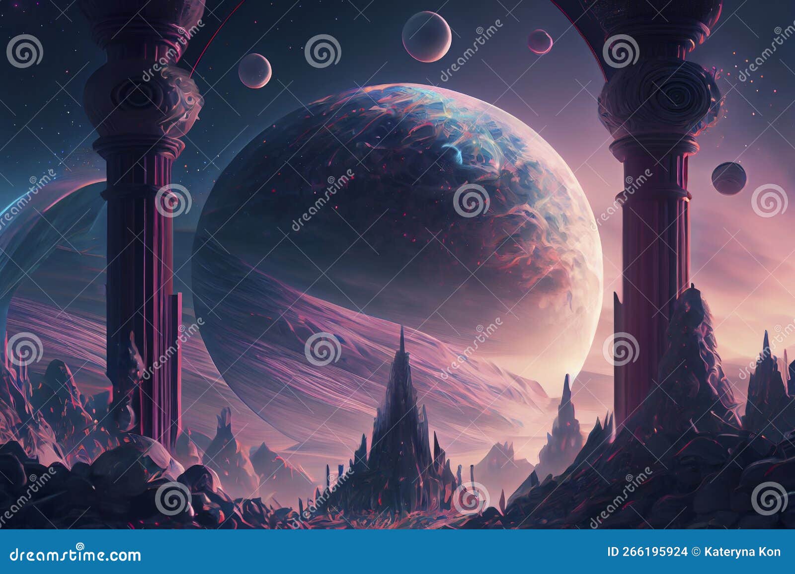Interdimensional Travel and Parallel Universes, Ai Illustration Stock ...