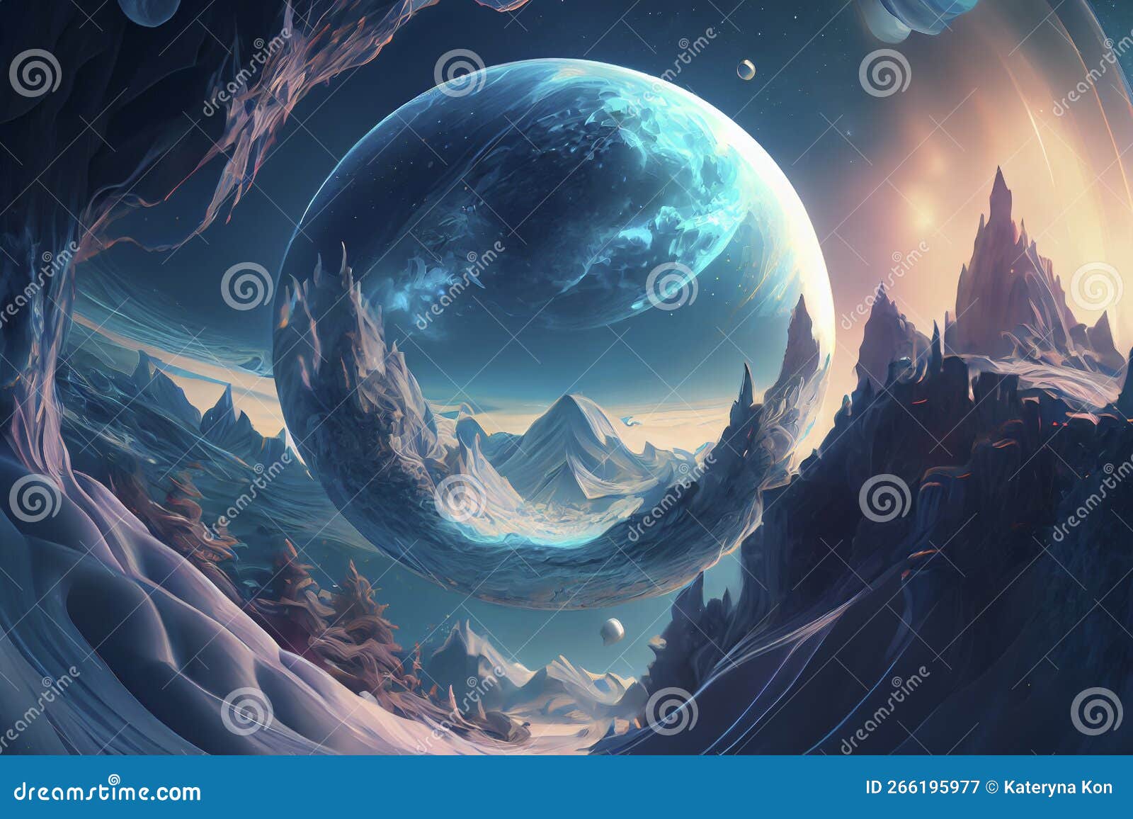 Interdimensional Travel and Parallel Universes, Ai Illustration Stock ...