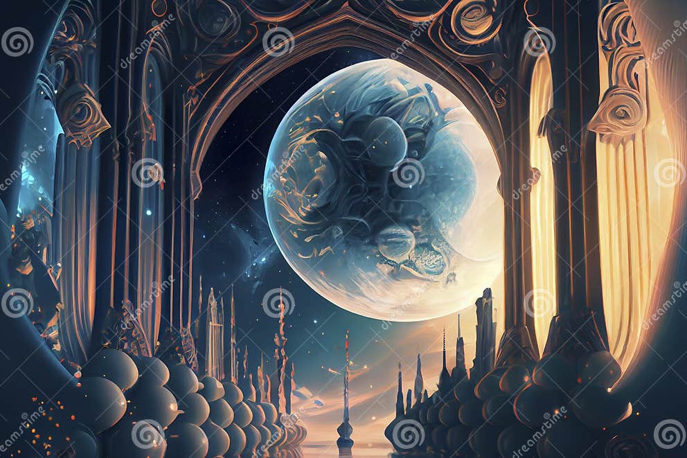 Interdimensional Travel and Parallel Universes, Ai Illustration Stock ...