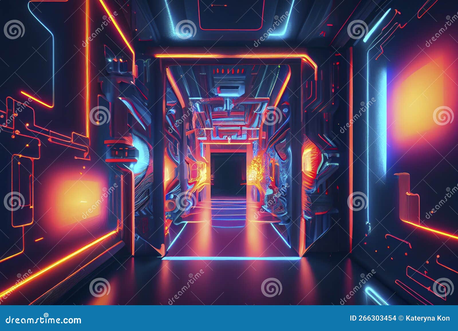 Interdimensional Travel and Parallel Universes, Ai Illustration Stock ...