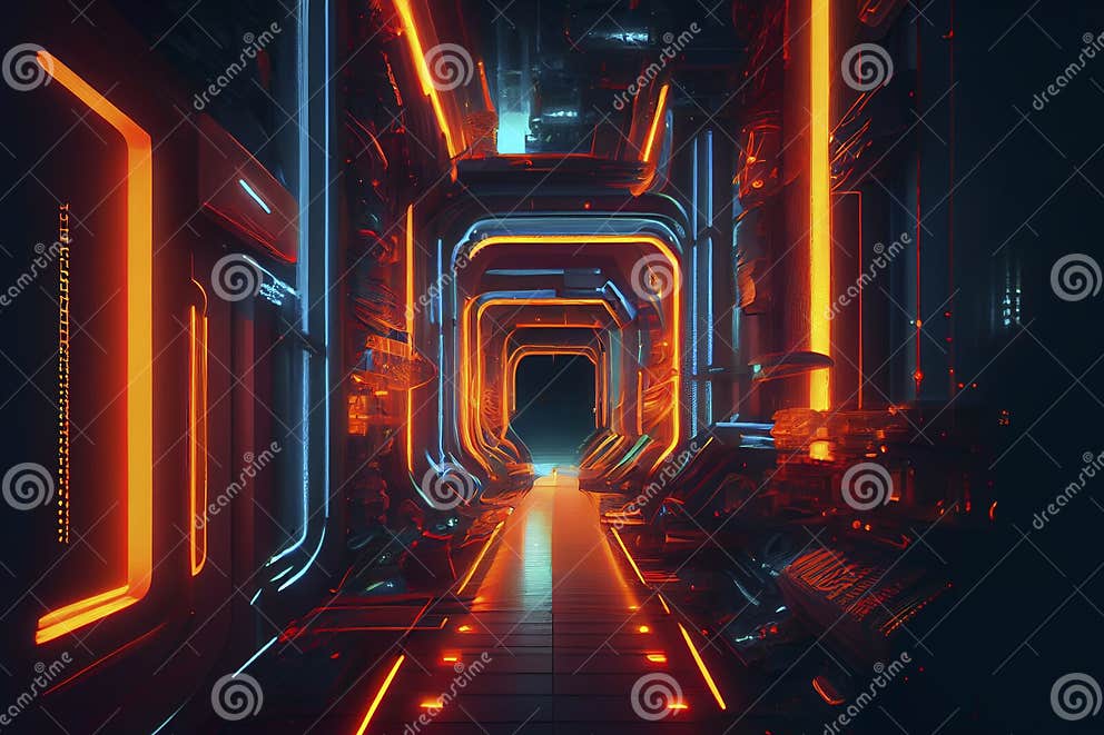 Interdimensional Travel and Parallel Universes, Ai Illustration Stock ...