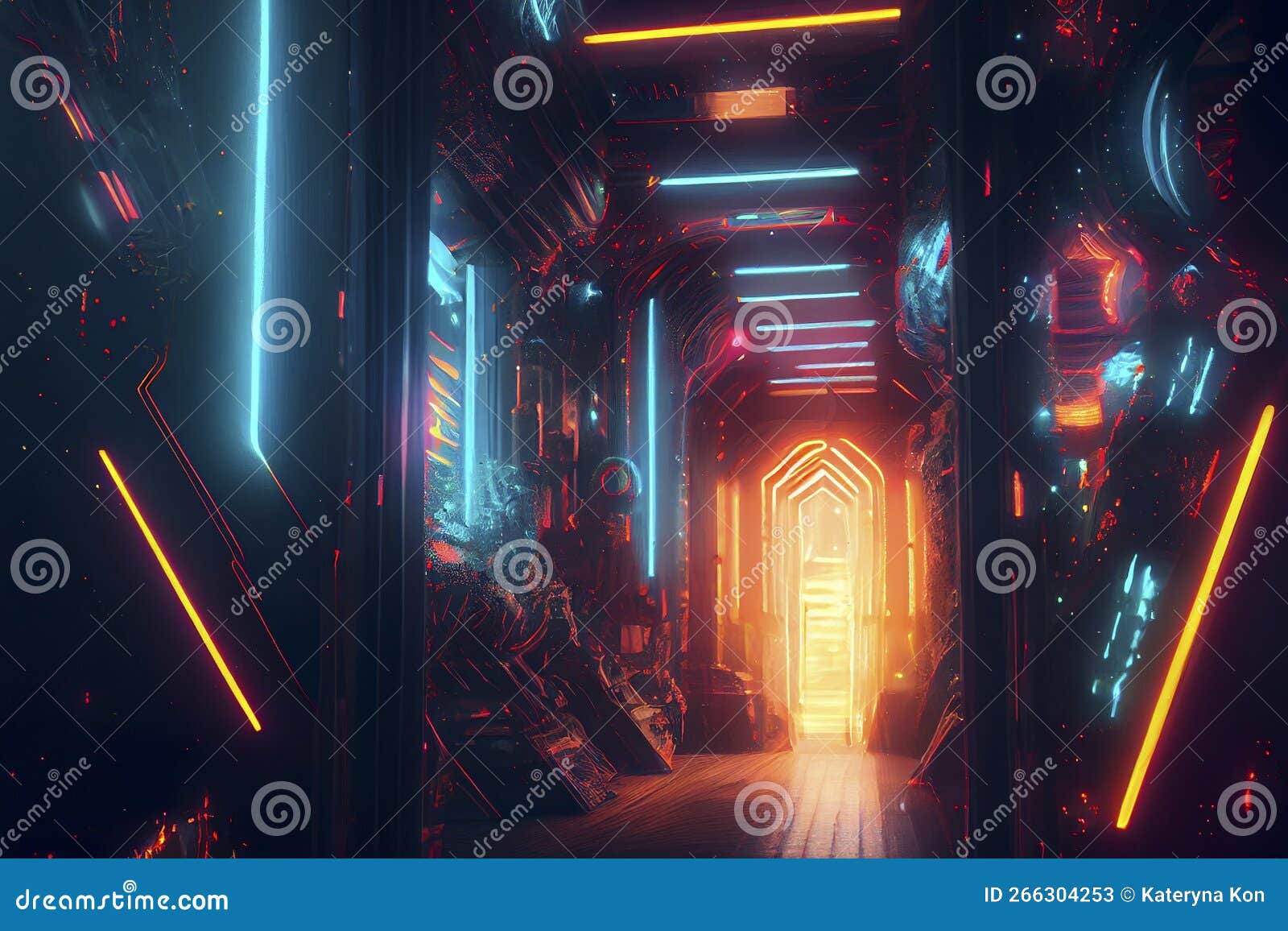 Interdimensional Travel and Parallel Universes, Ai Illustration Stock ...